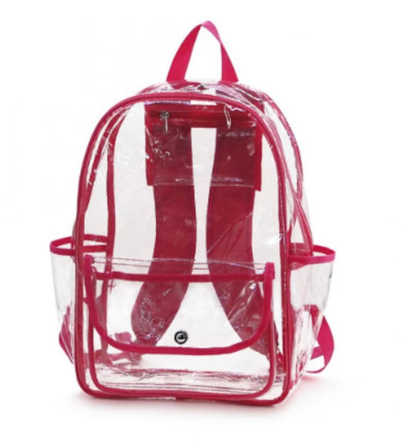Ultra Clear PVC Large Backpack Back to School PVC Bag Summer - Etsy
