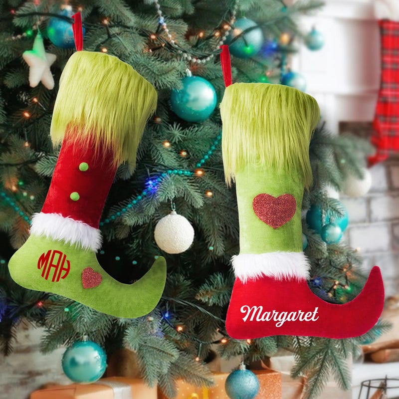 Grinch Stocking - Etsy