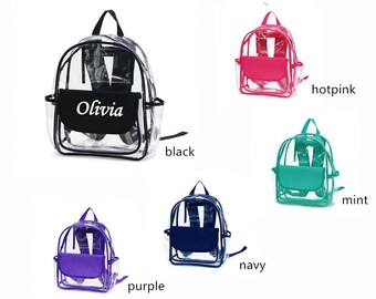 Clear Backpack - Etsy