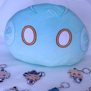 Genshin Impact Pillow, Slime, Geo, Pyro, Anemo, Cryo, Electro, Dendro ...