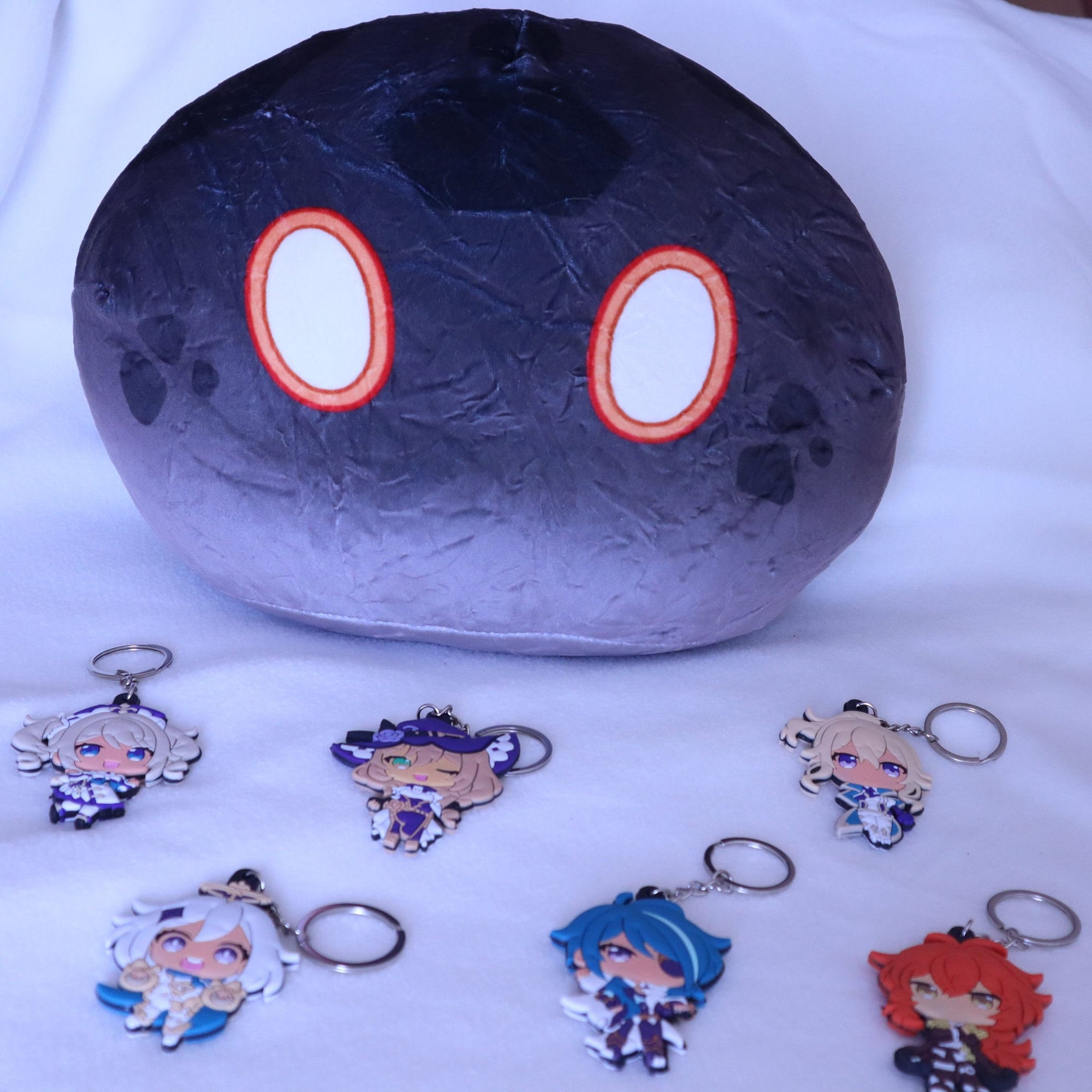 Genshin Impact Pillow, Slime, Geo, Pyro, Anemo, Cryo, Electro, Dendro ...