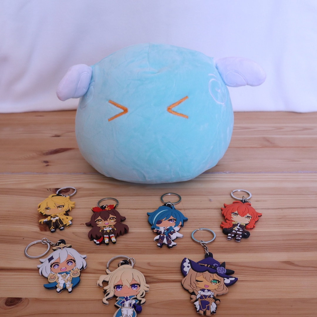 Genshin Impact Pillow Slime Geo Pyro Anemo Cryo Electro - Etsy