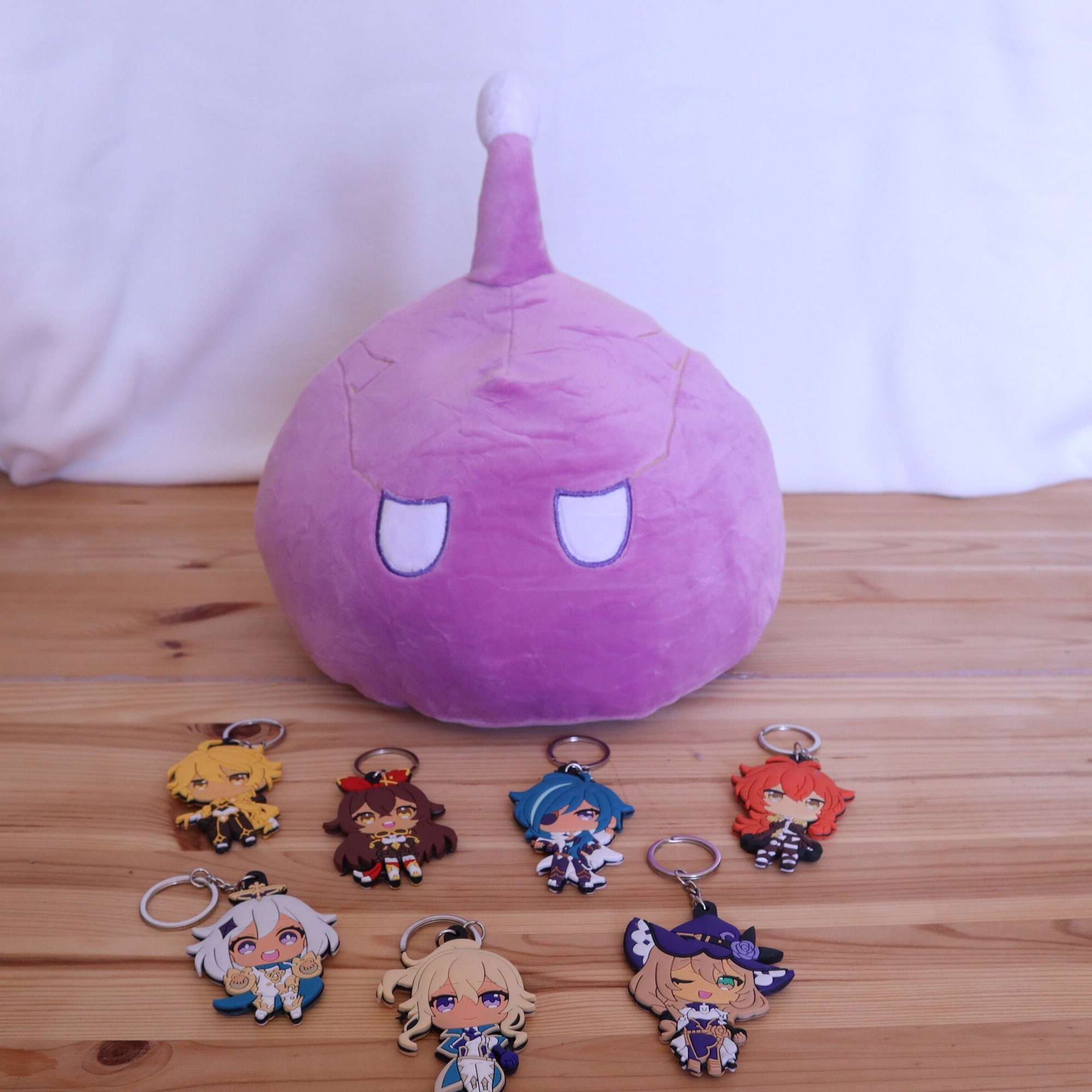 Genshin Impact Pillow Slime Geo Pyro Anemo Cryo Electro - Etsy