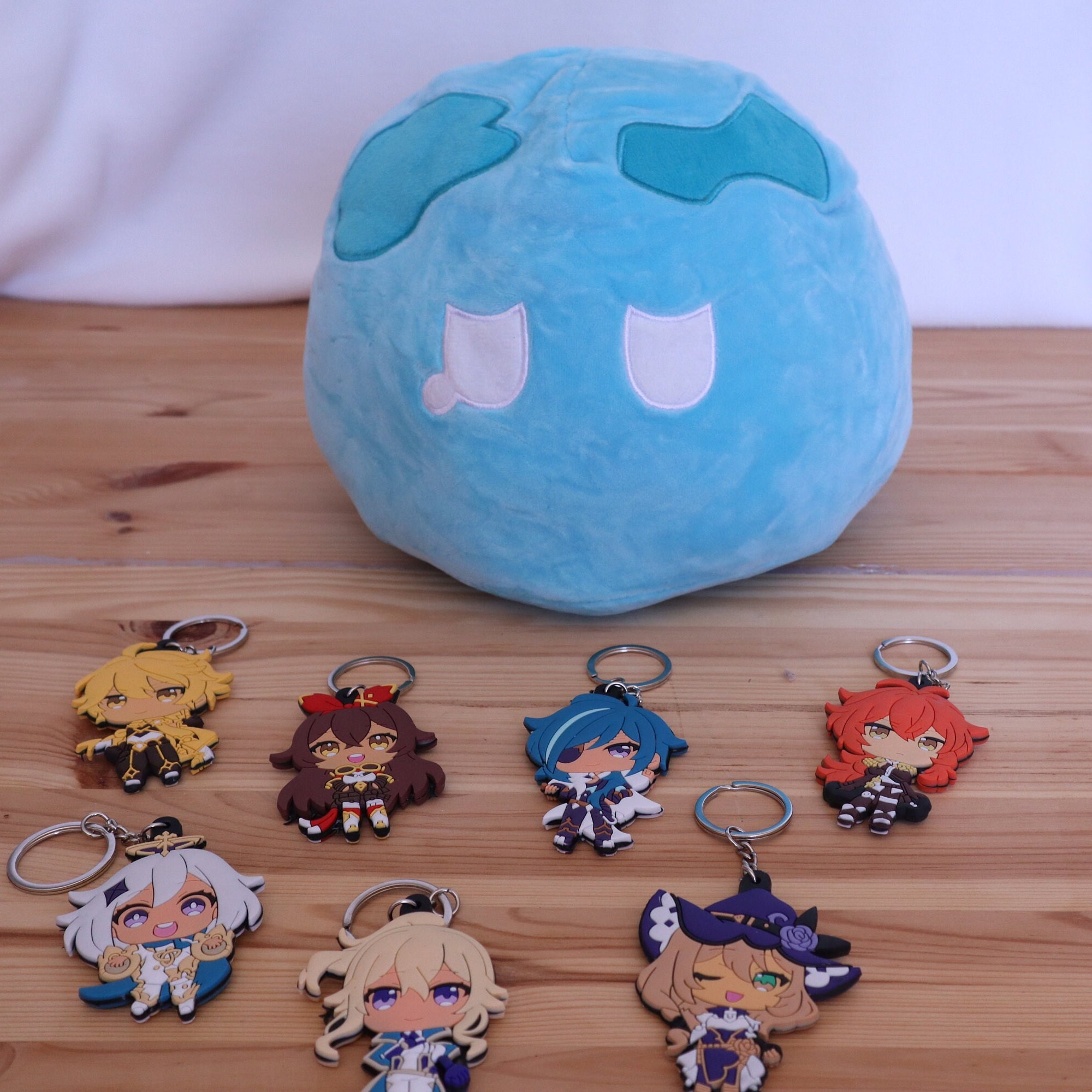 Genshin Impact Pillow Slime Geo Pyro Anemo Cryo Electro - Etsy