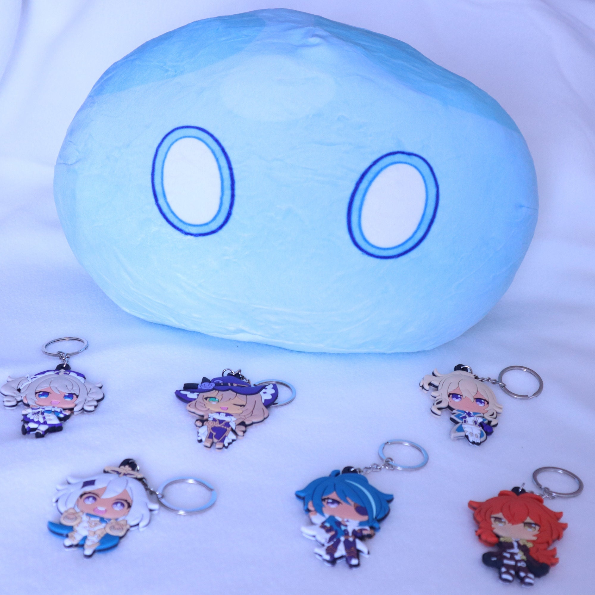 Genshin Impact Pillow, Slime, Geo, Pyro, Anemo, Cryo, Electro, Dendro ...