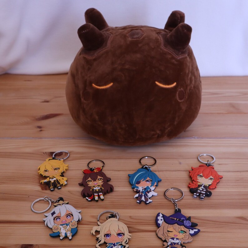 Genshin Impact Pillow Slime Geo Pyro Anemo Cryo Electro - Etsy