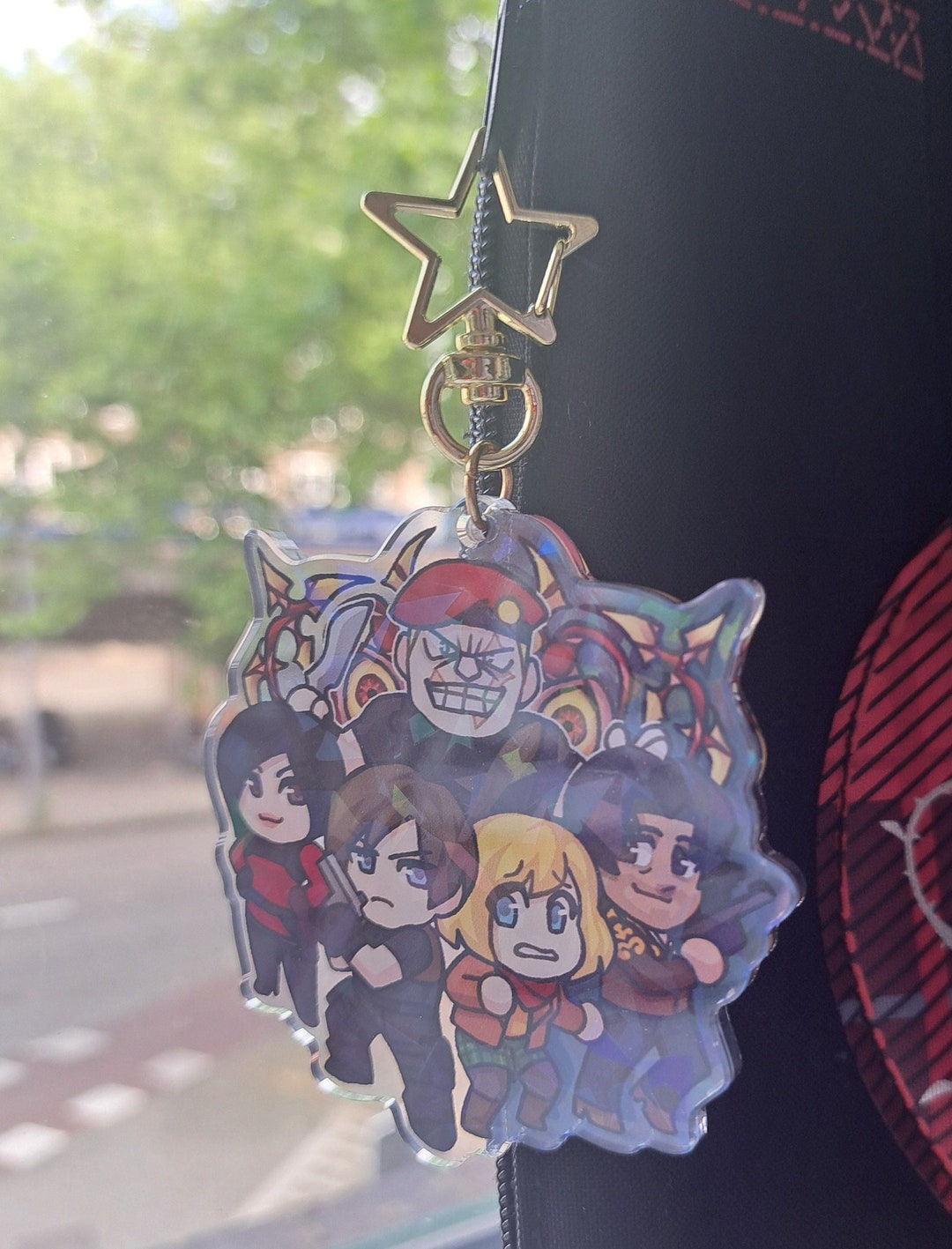 3 Inch Holographic Keychain - "re4" Inspired - Etsy