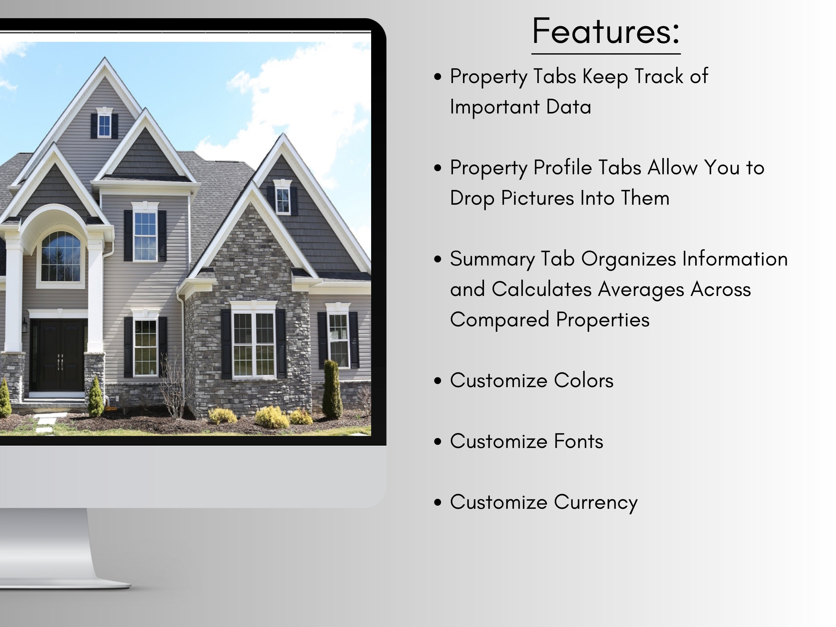 Real Estate CMA Spreadsheet Template for Excel and Google Sheets , Real ...
