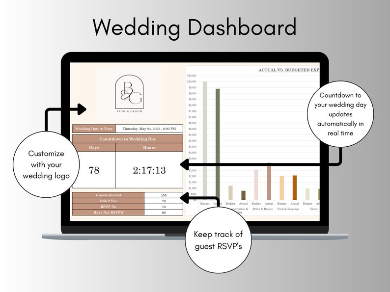 Wedding Budget and Planning Spreadsheet for Excel and Google Sheets ...