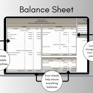 All in One Business Accounting Spreadsheet for Excel & Google Sheets ...