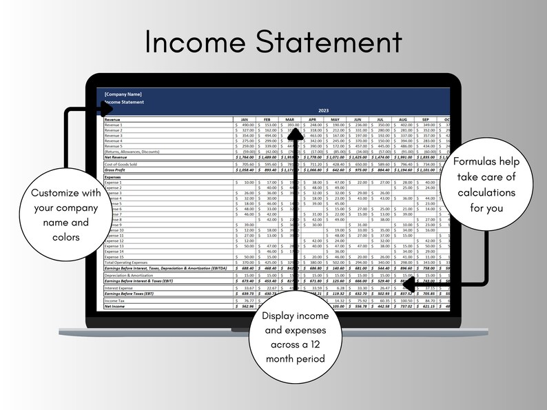 Small Business Spreadsheet Template Bundle for Excel and Google Sheets ...