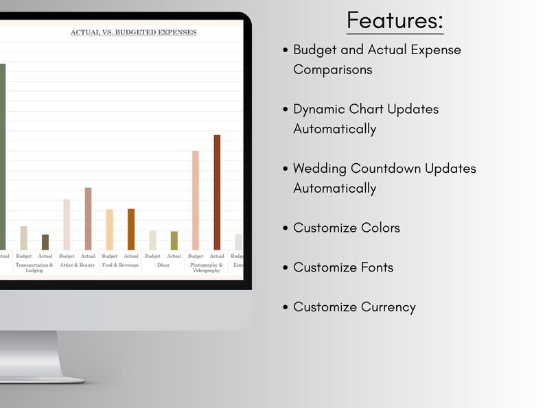 Wedding Budget and Planning Spreadsheet for Excel and Google Sheets , Wedding Planning ...