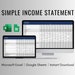 Small Business Spreadsheet Template Bundle for Excel and Google Sheets ...