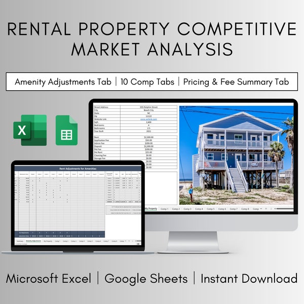 Rental Property Analysis Excel Sheet - Etsy