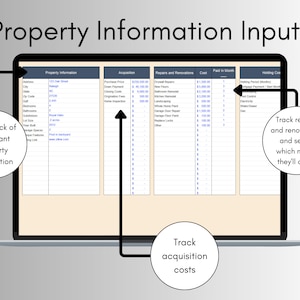 House Flipping Profit and Cost Analysis Spreadsheet for Excel and ...