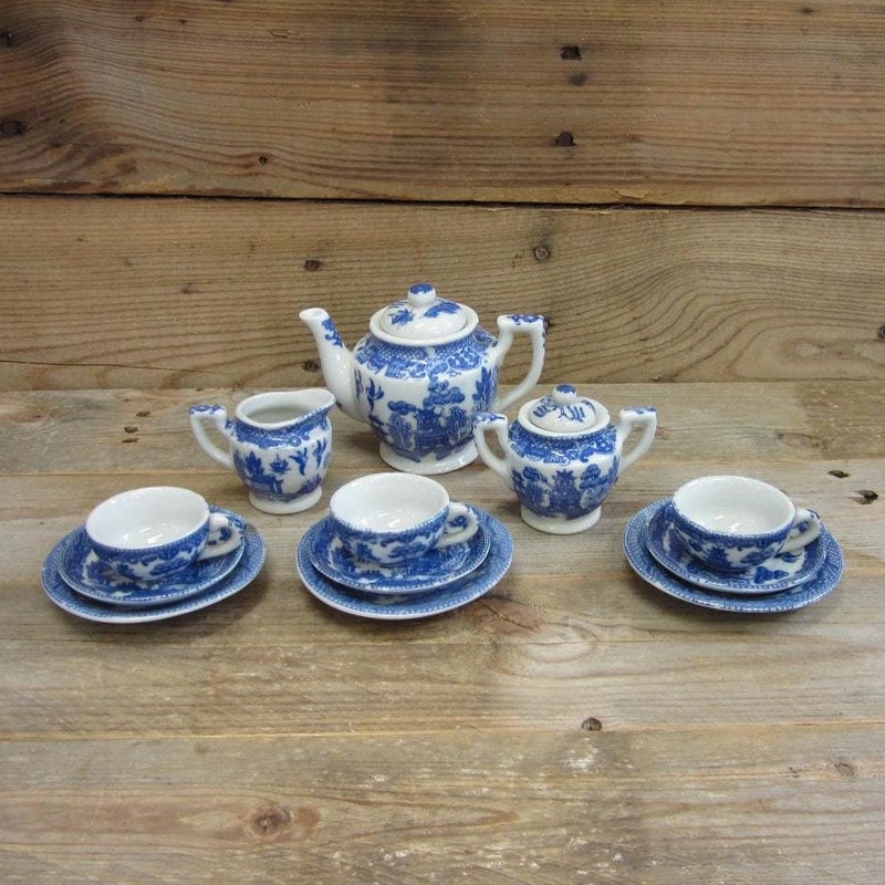 Blue and White Tea - Etsy