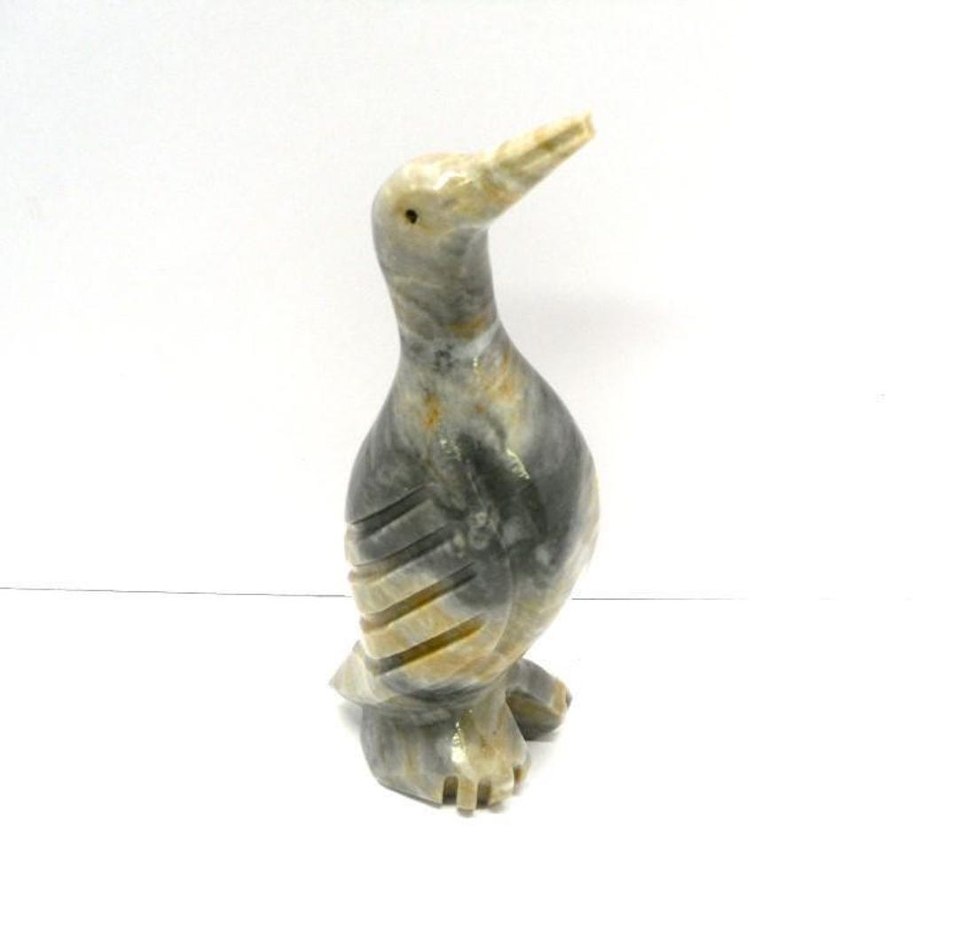 Vintage Mexican Onyx Carved Bird Figurine: 1990s Stone Decor - Etsy
