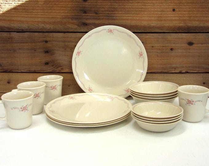 Corelle English Breakfast Dinnerware Set: 16 Pieces - Etsy