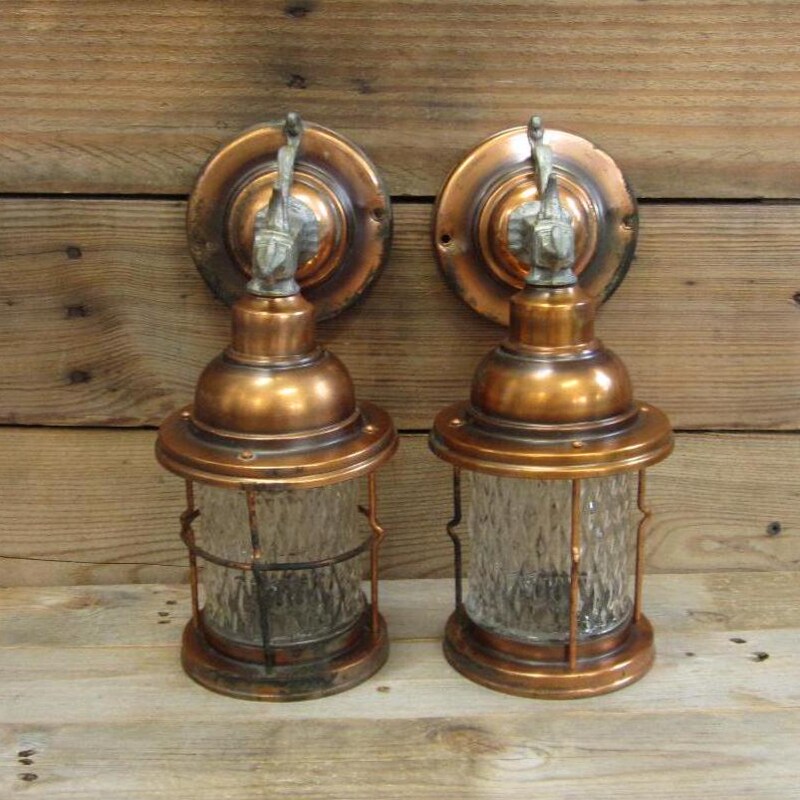 Antique Porch Light - Etsy