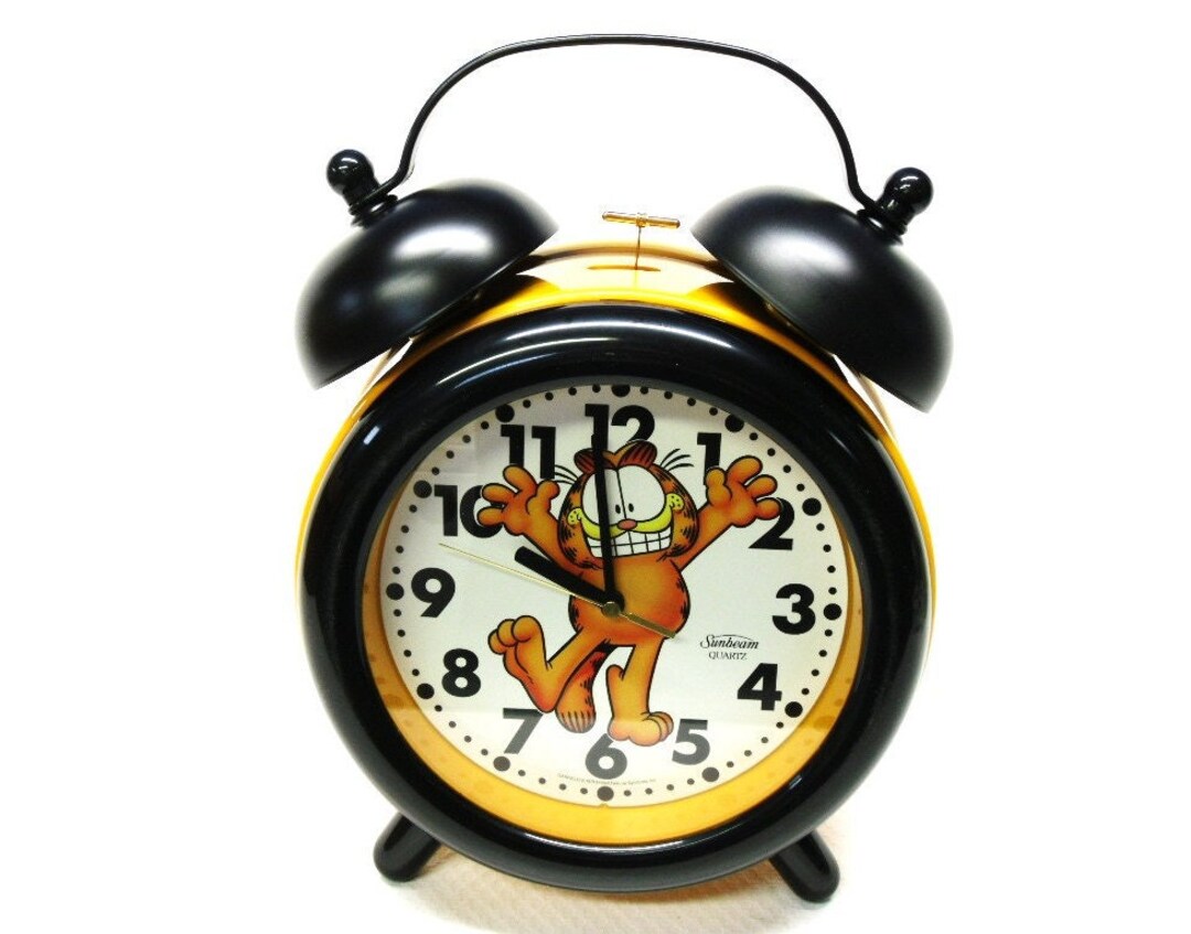 NON WORKING Garfield Alarm Clock Vintage Garfield the Cat Clock - Etsy