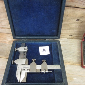 Vintage Machinist Tools, Choice of Starrett Outside Micrometer, Brown ...