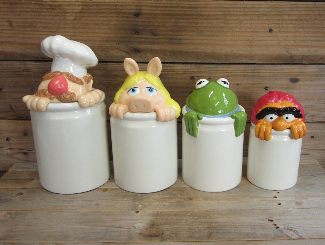Disney Direct Muppets Canisters or Cookie Jars Set Kermit Miss - Etsy