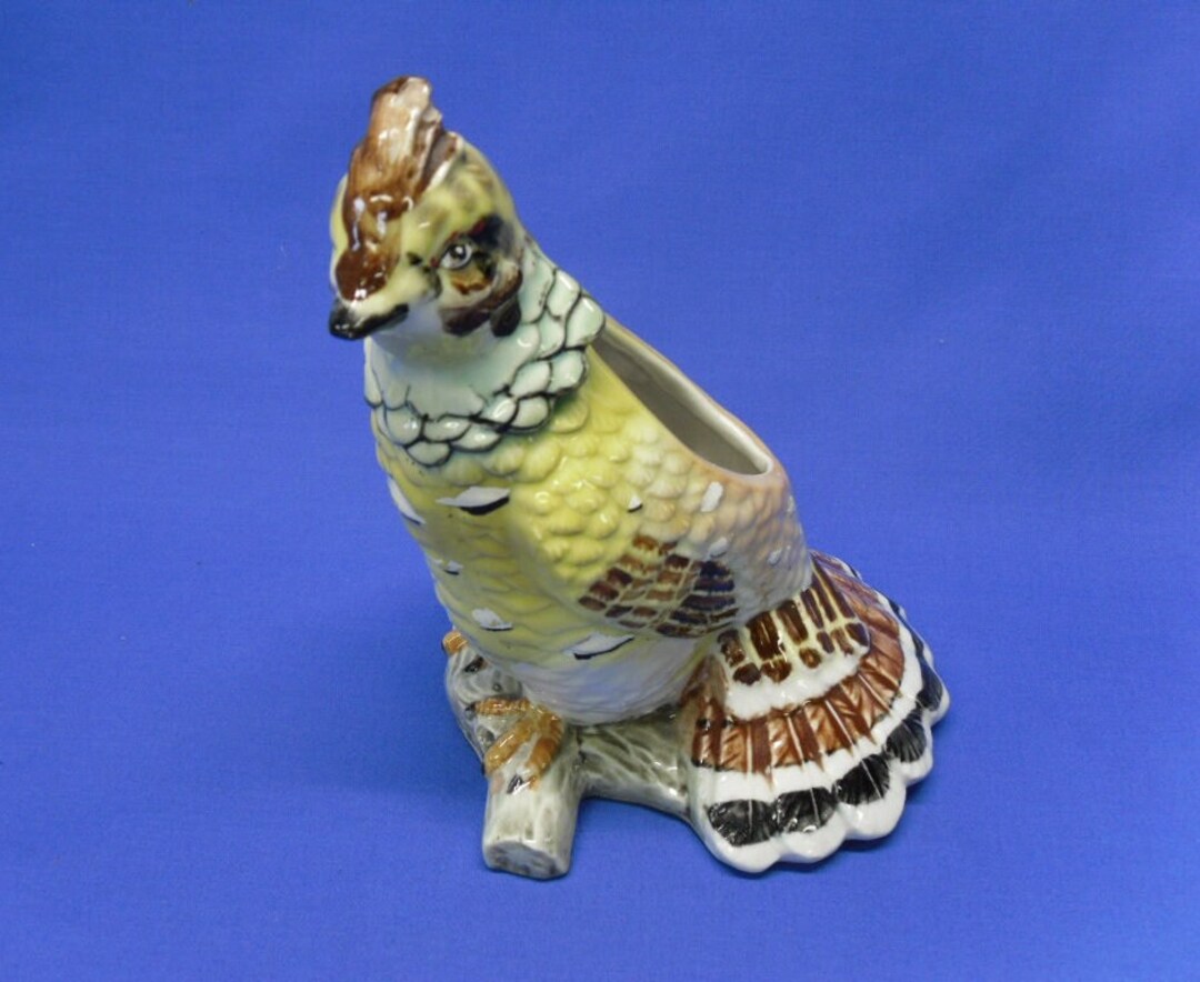 Vintage Ceramic Partridge Planter for Cabin Cottage Farmhouse Decor - Etsy