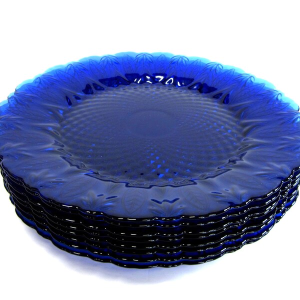 Cobalt Blue Plate - Etsy