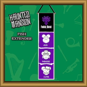 Fish Extender Disney Haunted Mansion 1, 2, 3, 4 or 5 Pocket - Etsy