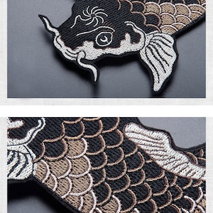 Carp Fish Patch/ Fish Embroidery Patch/ Iron on Applique Patch ...