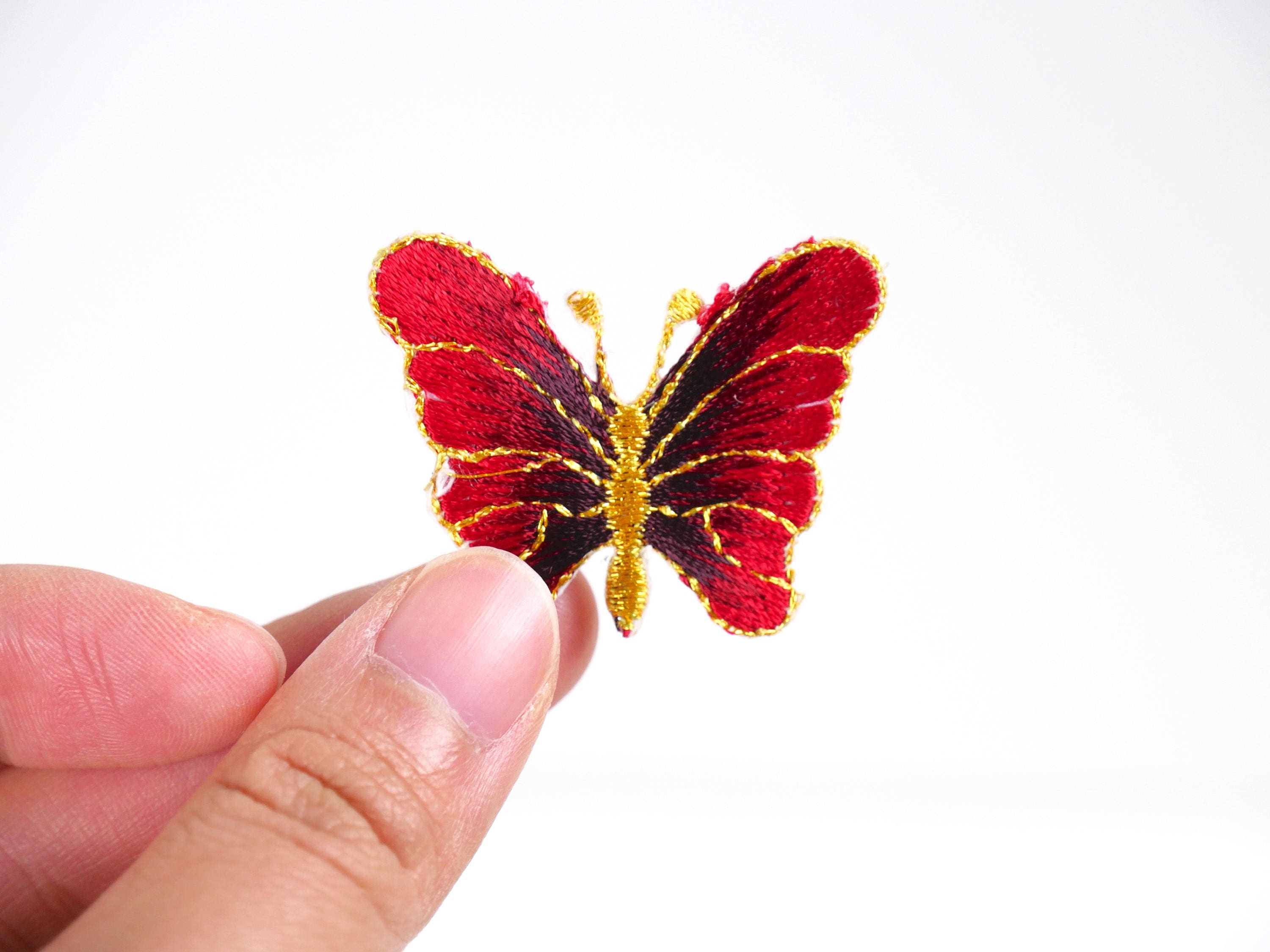 Butterfly Embroidery Patch/ Iron on Applique Patch/ | Etsy