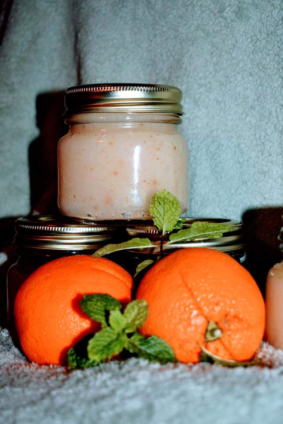 Orange Peppermint Sugar Scrub - Etsy