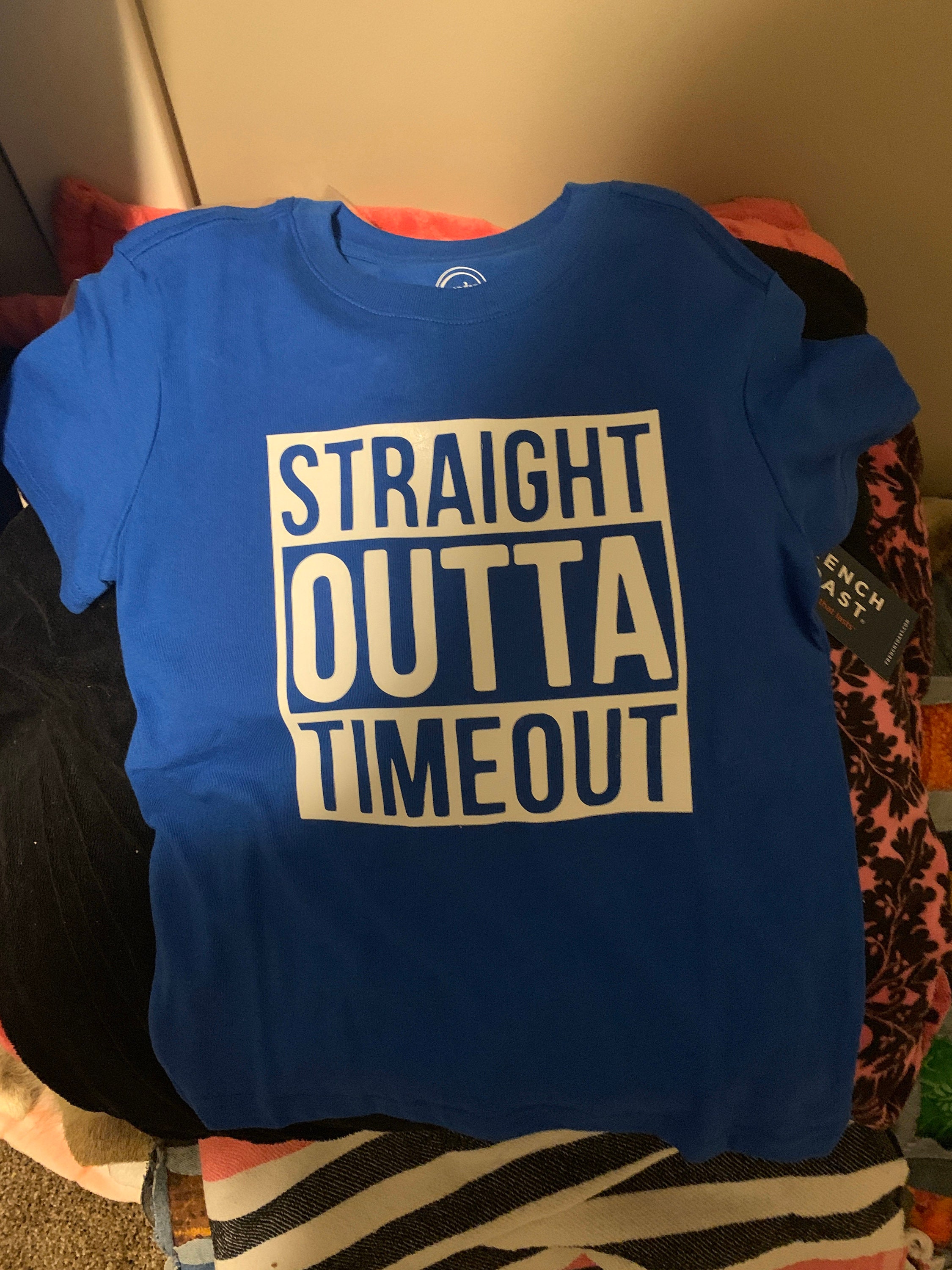 Straight outta timeout t shirt - Etsy.de