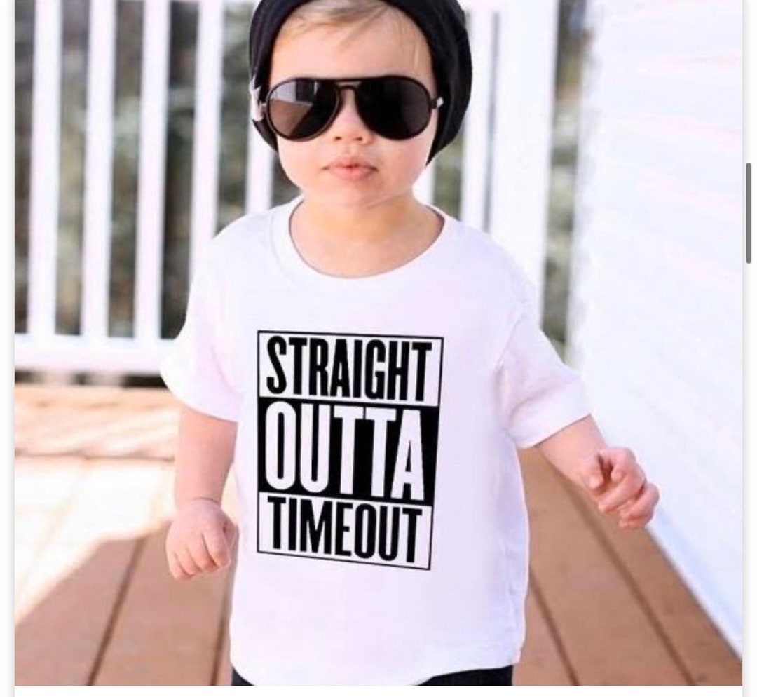 Straight outta timeout t shirt - Etsy.de