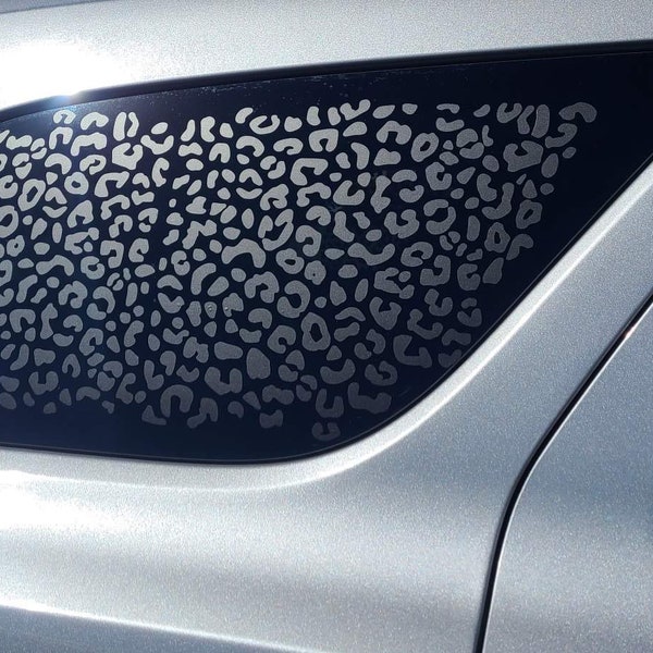 Leopard Print Car Window Decals - Etsy
