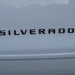 2007-2018 Chevy Silverado 1500 Emblem Overlay Decal Letters (BLACK) Set ...
