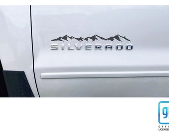 2007-2018 Chevy Silverado 1500 Emblem Overlay Decal Letters - Etsy