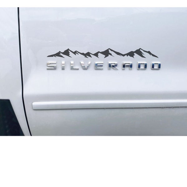 Chevy Silverado Emblem Stickers - Etsy