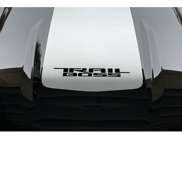 Trail Boss Hood Decal - Etsy