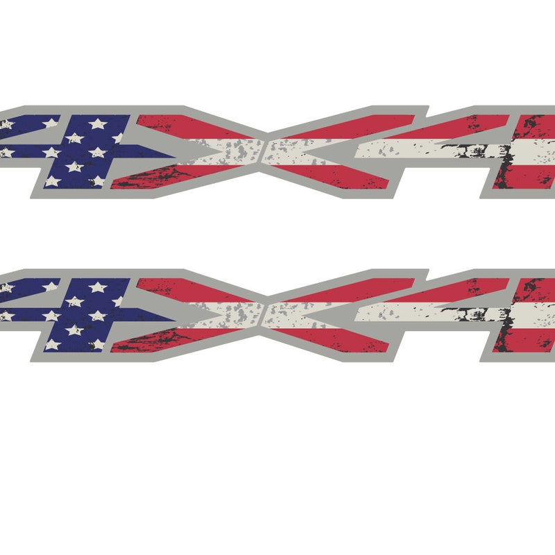 4x4 Flag Decal - Etsy
