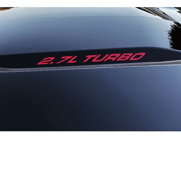 Turbo Hood Decals - Etsy
