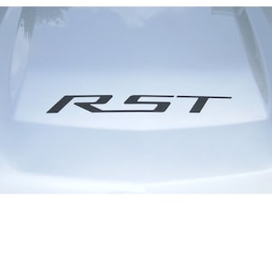 2019 2020 2021 2022 2023 2024 Chevy Silverado 1500 RST Matte Black Hood ...