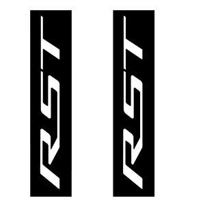 2019 2020 2021 2022 Chevy Silverado Vertical RST Matte Black Bed Side ...