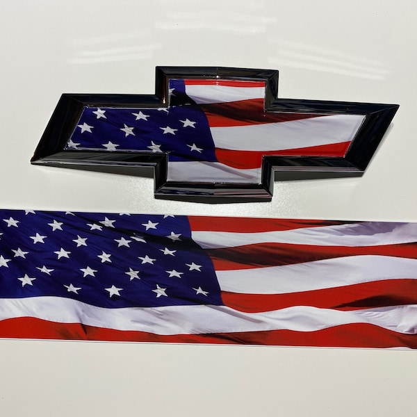 Chevy American Flag Bowtie - Etsy