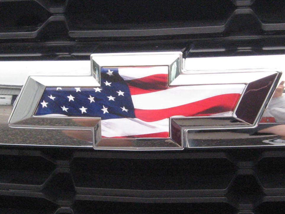 Chevy Colorado American Flag Decal - Etsy