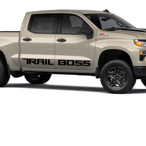 2019 2020 2021 2022 23 Chevy Silverado Crew Cab Trail Boss Matte Black ...