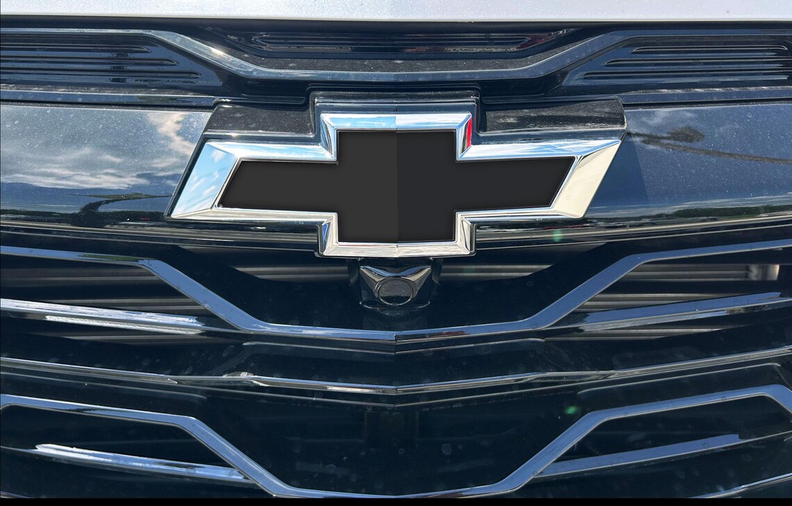 2018-2026 Chevy Equinox Blackout Grille Gate Bowtie Emblem Overlay ...