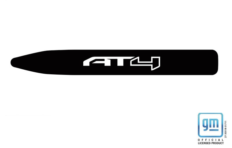 2023 2024 2025 GMC Canyon AT4 Matte Black Center Hood Contour Decal GM ...