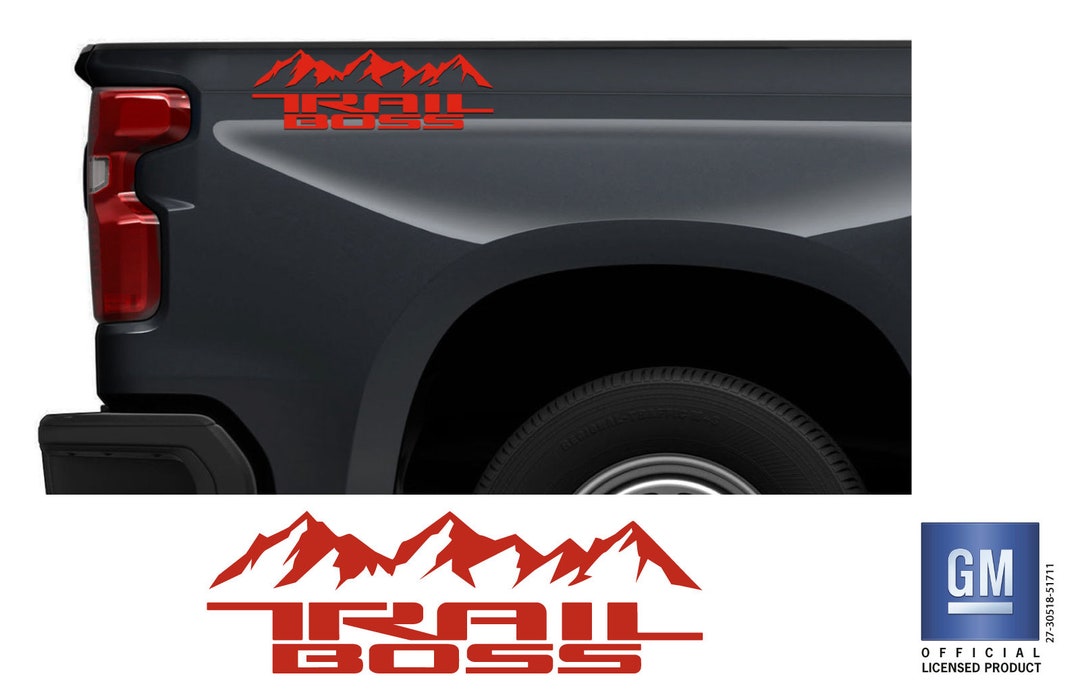 2019 20 21 22 Chevy Silverado Mountain Trail Boss Gloss Red Z71 RST LTZ ...