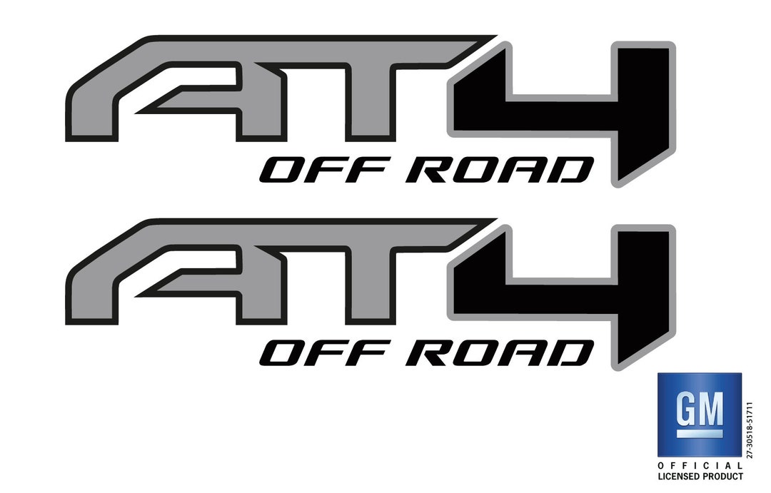 2019 2020 2021 2022 2023 2024 GMC Sierra AT4 off Road Bed Side Decal ...